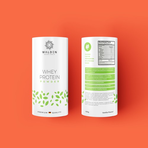 creating a label for protein packaging, supplements brand | Product ...