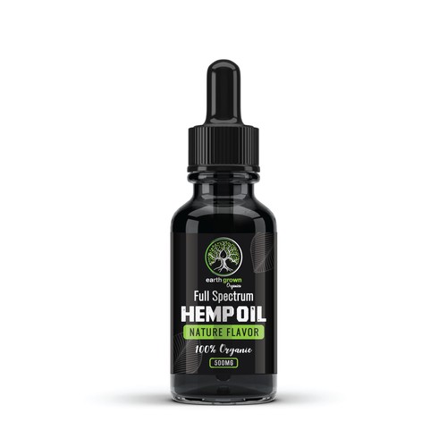 Create a Tincture Bottle Label for Our New CBD Oil / Hemp Oil Organic ...