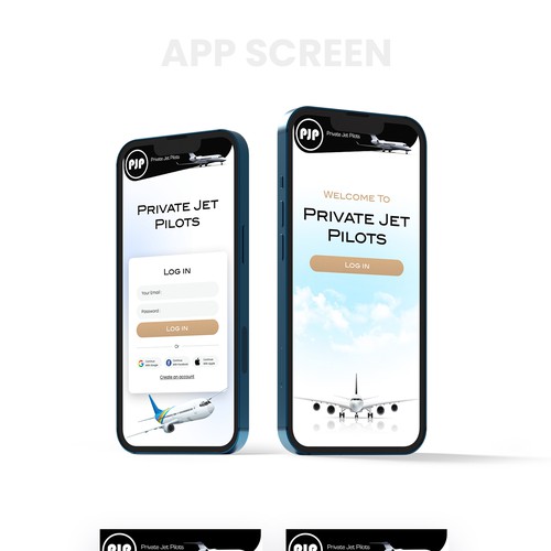 Designs | Private Jet Pilots | App design contest