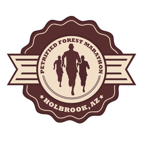 Petrified Forest Marathon Logo | Logo design contest