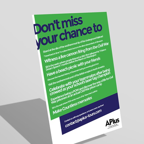 Create an exciting flyer for student mailouts | Poster contest