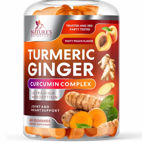 Designs | Natural Turmeric Gummies Design Need for Nature's Nutrition ...
