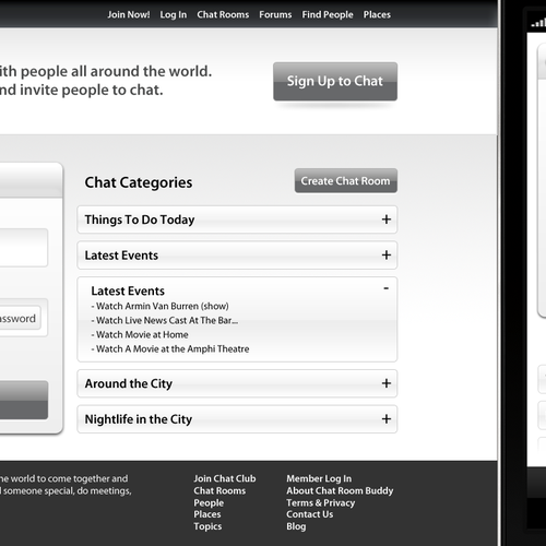 Create the next website design for Chat Room Designers | Web page ...