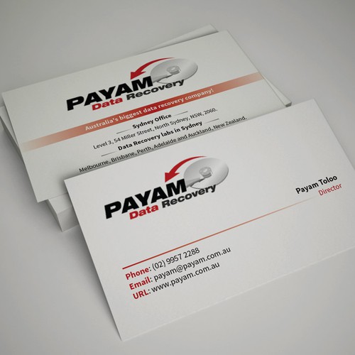 New business card for data recovery company | Business card contest