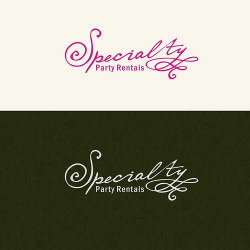 create a logo for a party rental company for both luxury events and kid ...