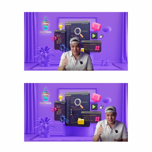 Designs | Design cool virtual background for youtube channel | Other ...