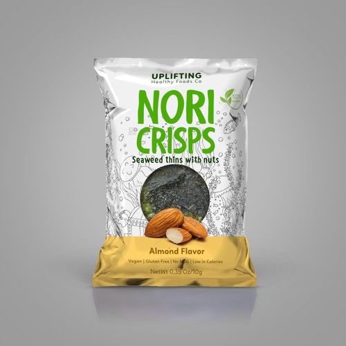Nori Crisps with Nuts | Product packaging contest