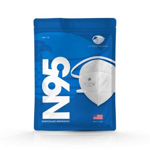 Designs | N95 Respirator - Retail 10 Pack Pouch- For large USA ...