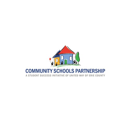 Create a captivating logo for United Way's Community Schools initiative ...