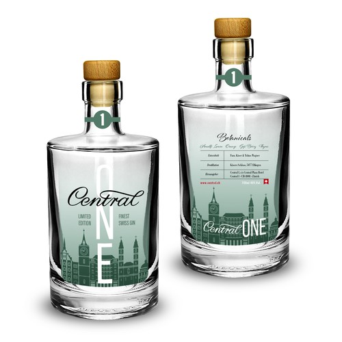 Designs | Fantastic Swiss Gin needs a cool label | Product label contest