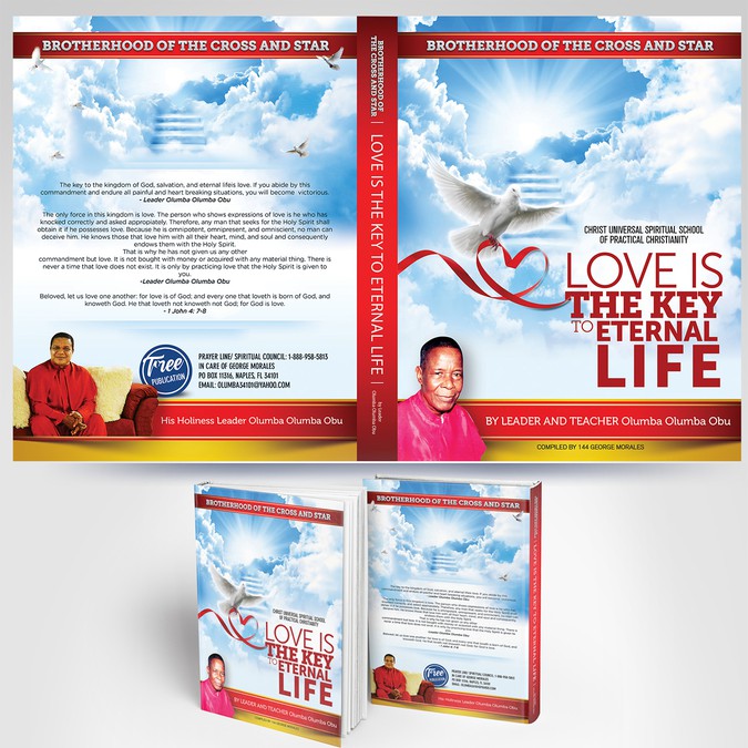 Design for a Christian Cover Front and back. | Book cover contest