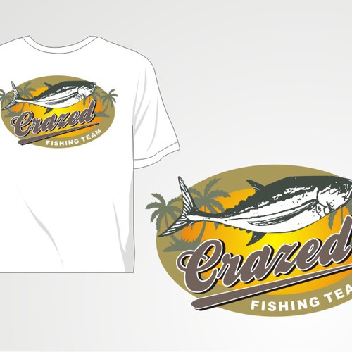CRAZED LOGO FOR FISHING TEAM | T-shirt contest