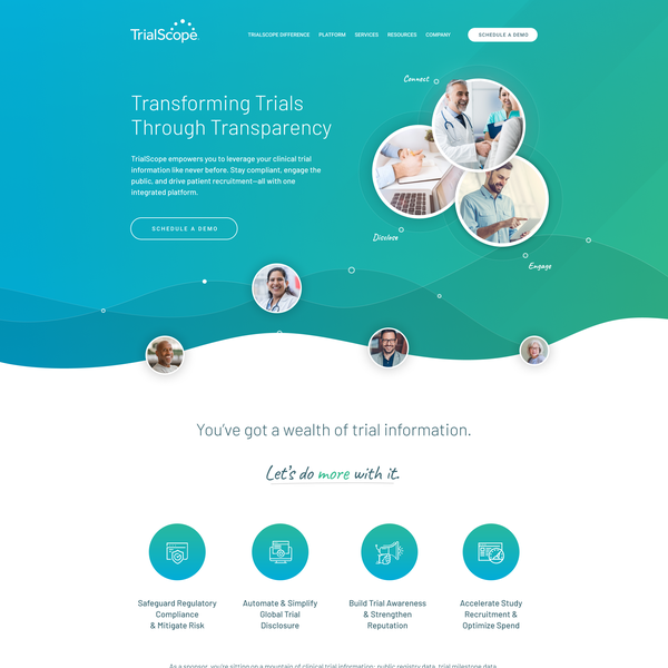 Simple home page design for goal tracking web app - clear direction ...
