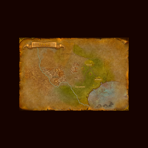 Designs | World of Warcraft USA State Stylized Poster Map | Poster contest