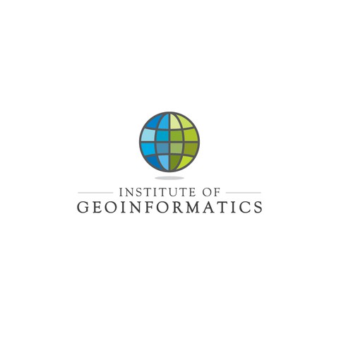 Help me to create a new logo for the Institute of Geoinformatics, the ...