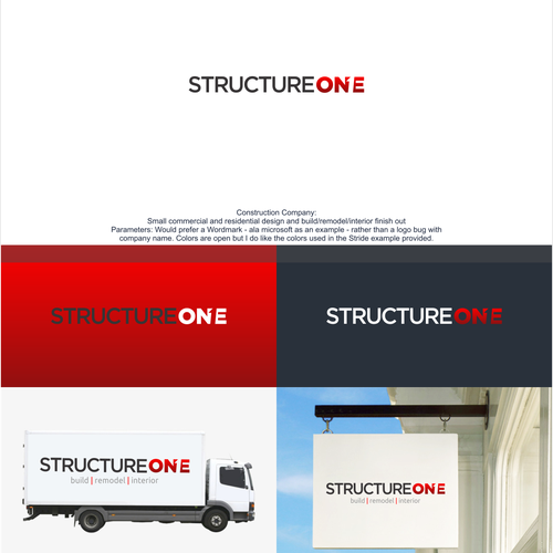 Construction Company Wordmark Identity. | Logo design contest