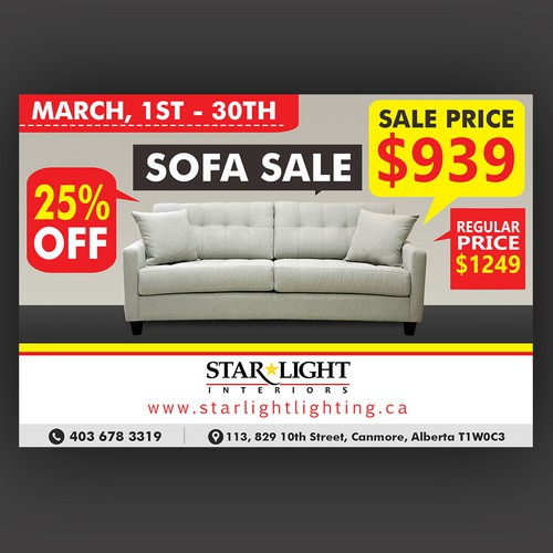Sofa sale introducing Starlight Interiors' expansion into the furniture ...