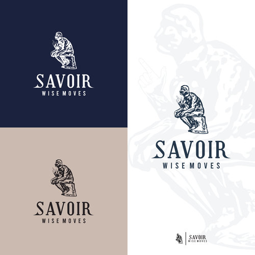 Designs | Design a logo based on Rodin's "Le Penseur" statue | Logo ...