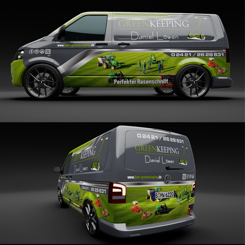 Designs | VW T6 Car-Design for Greenkeeping-Company | Car, truck or van ...