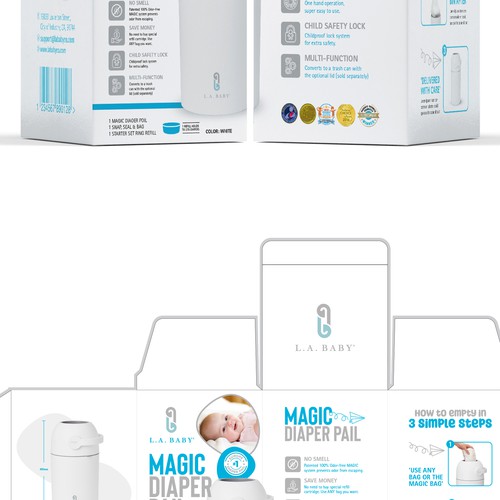 Designs | Create an Attractive & Functional Diaper Pail Packaging ...
