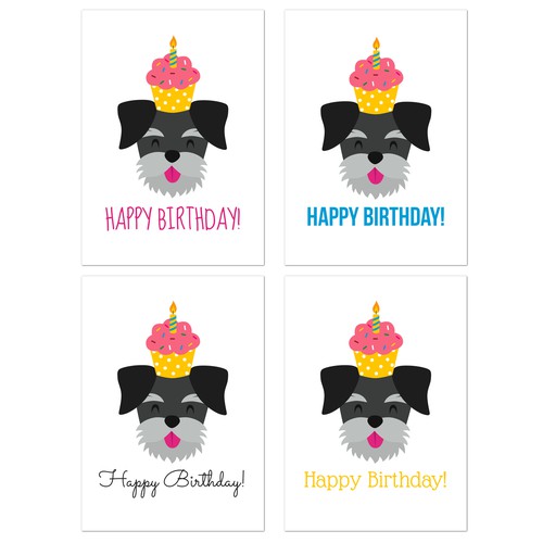 Designs | Help design birthday cards featuring my dog! | Card or ...