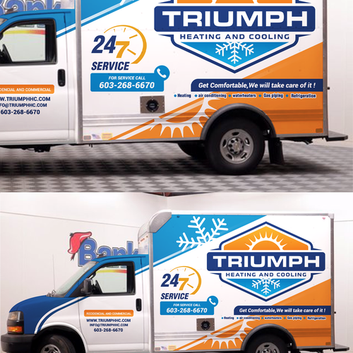 Designs | HVAC Van Wrap | Car, truck or van wrap contest