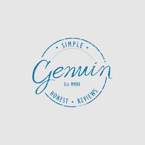 Create a logo that has a rustic stamp feel to it for Genuin | Logo ...