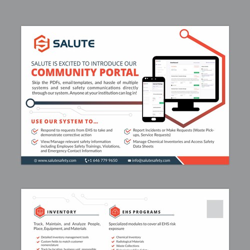 Designs | Design a postcard advertisement for an innovative safety ...