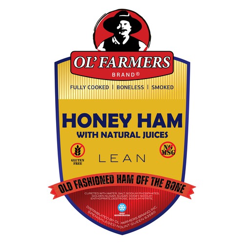 Take our Ham label from boring to Extraordinary !! | Product label contest