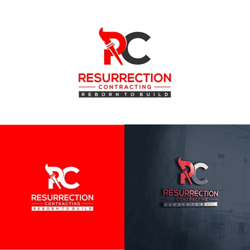 Designs | "Reborn To Build" construction company logo. | Logo & brand ...
