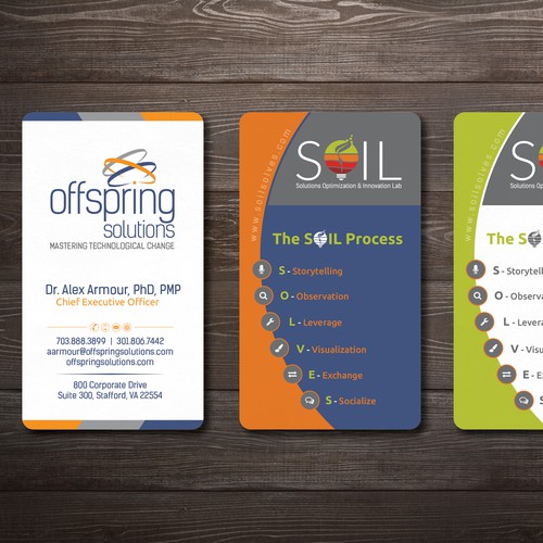 Update card design | Business card contest