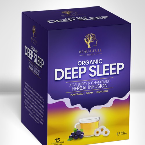 Designs | DEEP SLEEP TEA - REBRAND NEEDED | Product packaging contest
