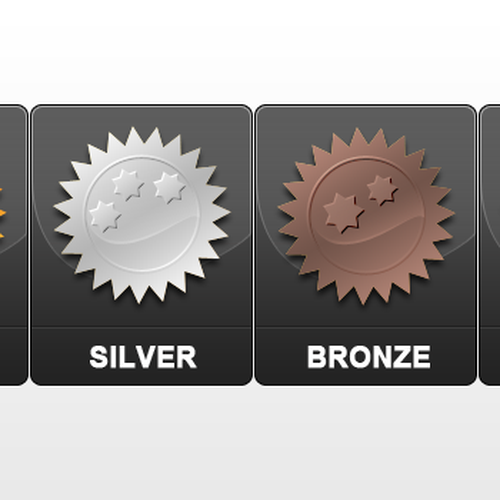 Designs | Subscription Level Icons (i.e. Bronze, Silver, Gold, Platinum ...