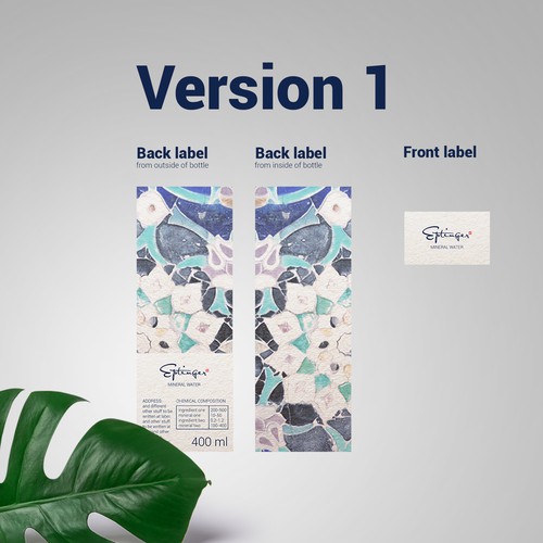 Designs | Label for a glass bottle | Product label contest