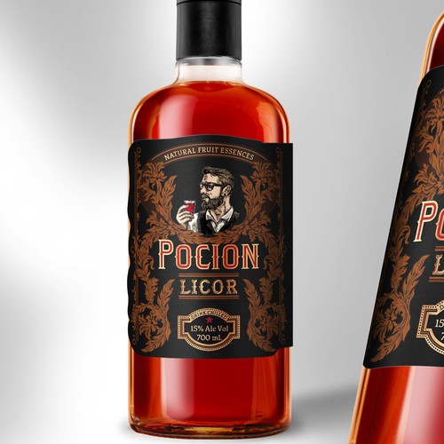 Designs | "Fresh and fun label design for an evening liqueur" | Product ...