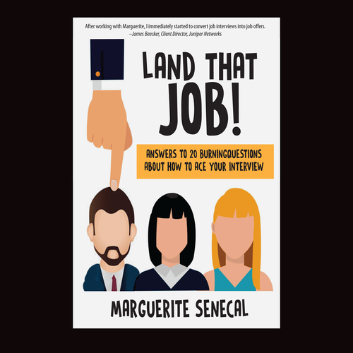 Designs | Bold, clean cover for book about acing an interview & landing ...
