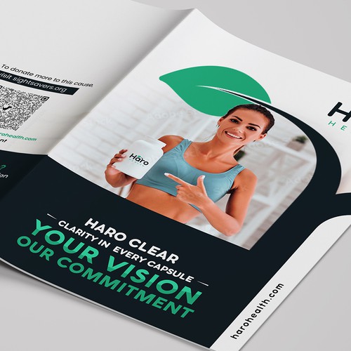 Designs | Modern Booklet for Eye Vitamins | Brochure contest