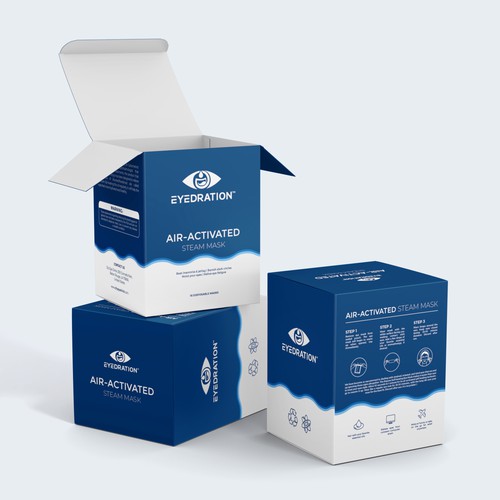 Designs | Steam Mask box design! Help dry eye patients! | Product ...