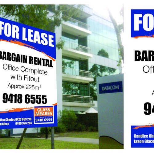 Commercial Real Estate Signboard Design | Print or packaging design contest