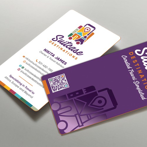 Designs | Design a Creative Travel Agency Business Card that will ...