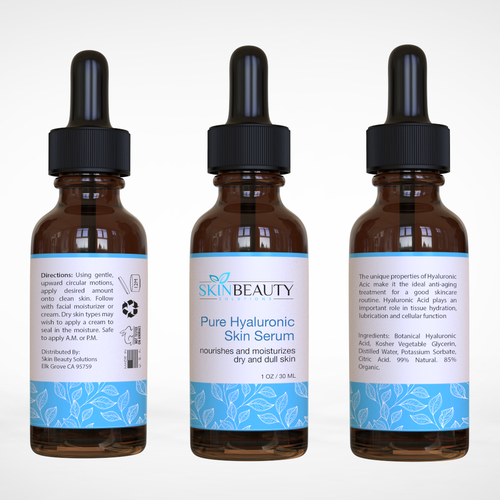 Designs | Easy Simple LABEL design for Skin Care Serum | Product ...