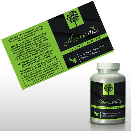 Create a Label for My Herbal Supplement! | Product label contest