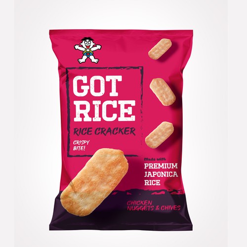 Designs | GOT RICE Rice cracker- original | Product packaging contest