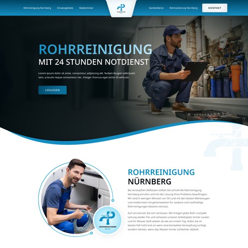 Designs | German plumber service needs new trustful converting ...