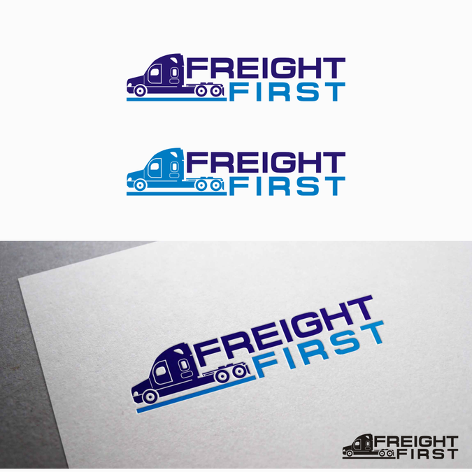 Redesign of Freight First Logo for trucking technology website | Logo ...