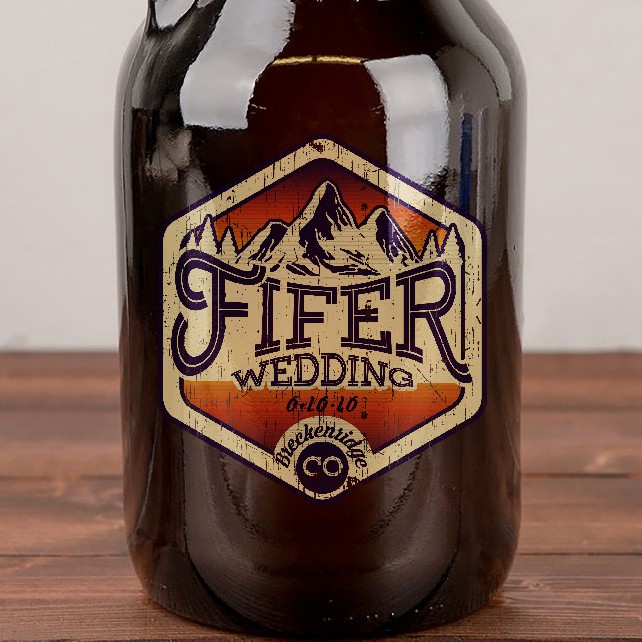 Growler design for our wedding | Logo design contest