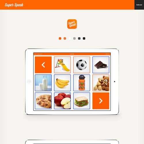 Designs | Create a communications app for children with special needs ...