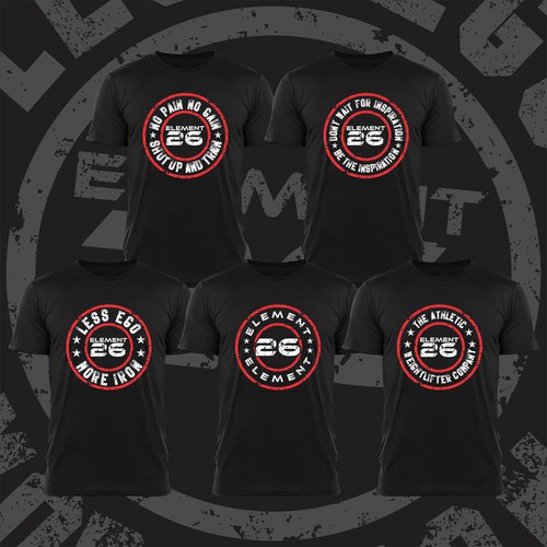 Inspiring CrossFit and Weightlifting T-Shirt for Element 26 Brand | T ...