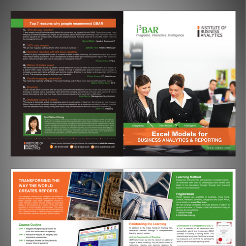Designs | Institute of Business Analytics-i3BAR Course Brochure ...