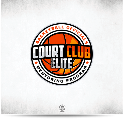 Create a clean, yet appealing design for a basketball referee group ...